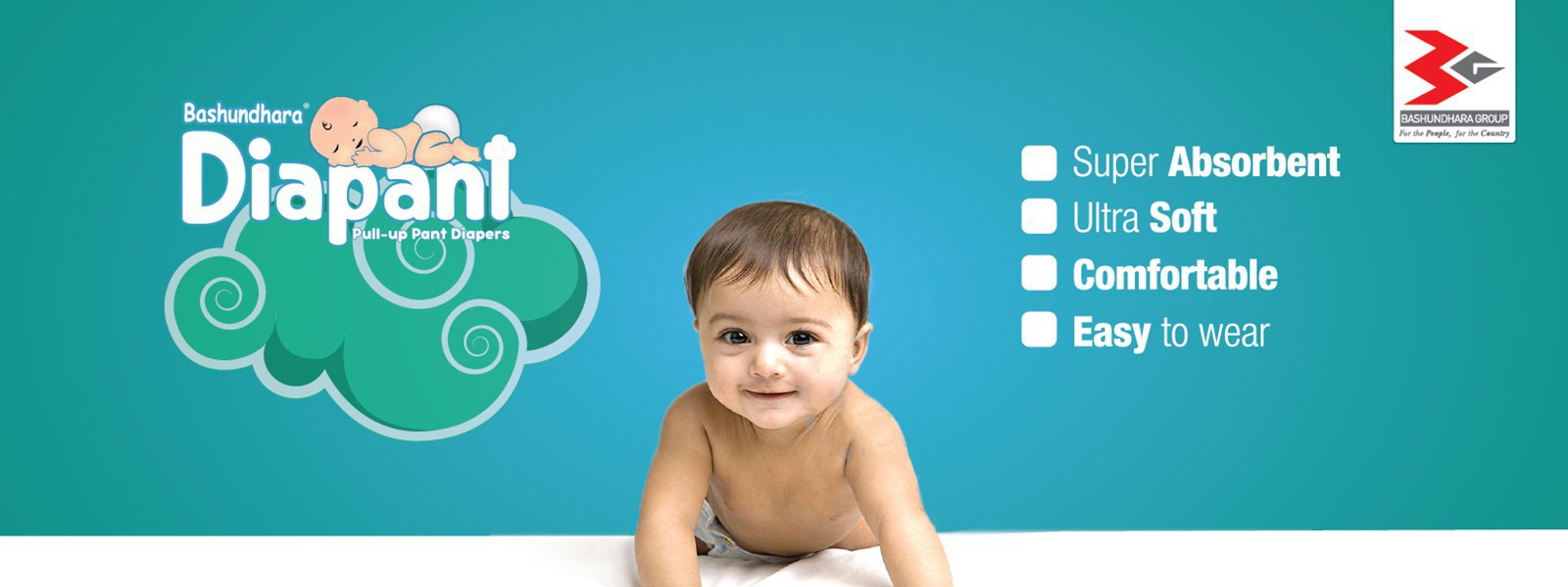 Bashundhara Diapant Pant Style Diaper - Bashundhara Paper Mills Limited